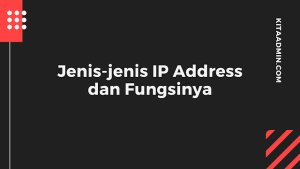 Jenis-jenis IP Address dan Fungsinya - KitaAdmin